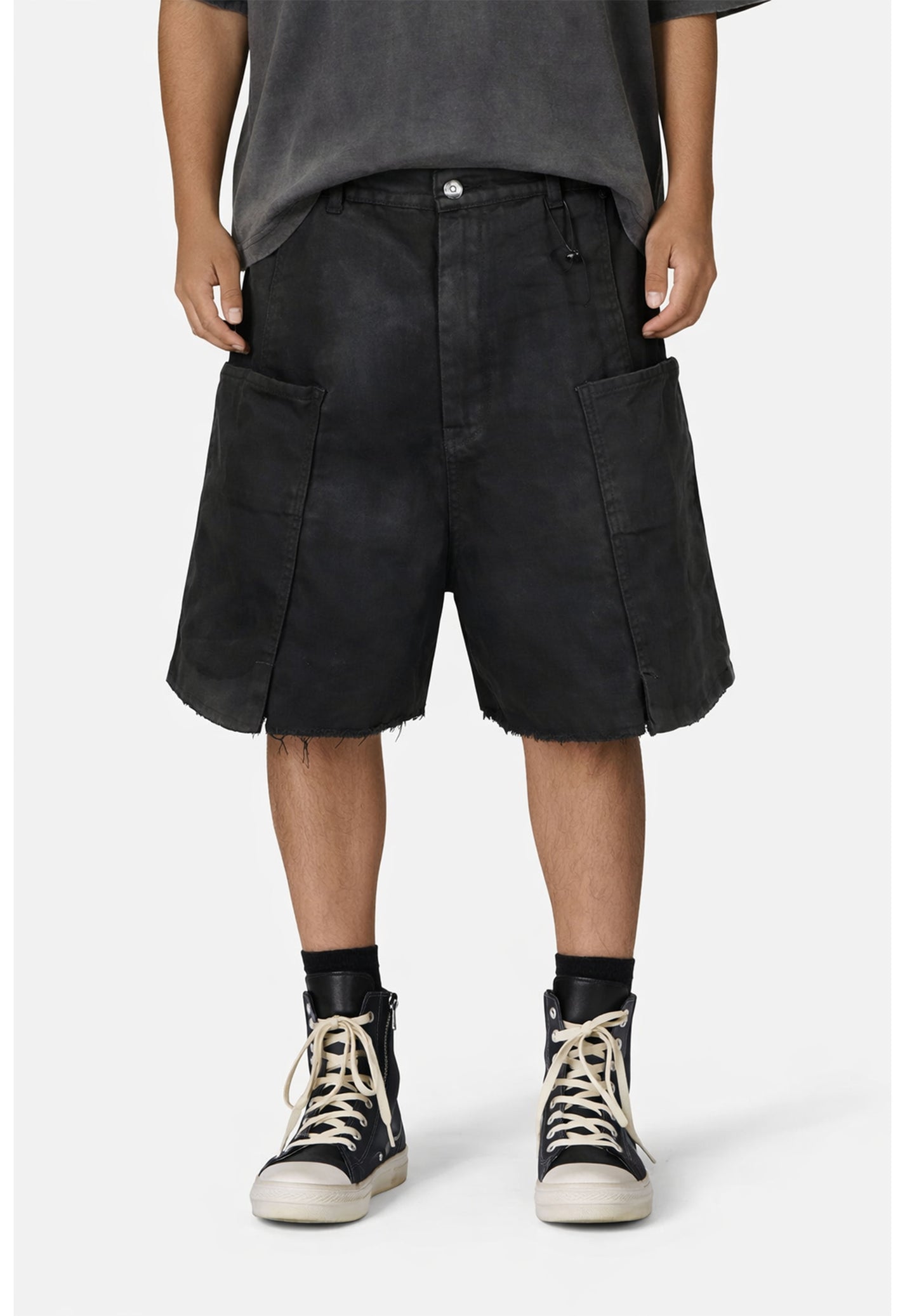 Waxed Cargo Shorts | Streetwear Cargo Shorts | UNDEVELOPED